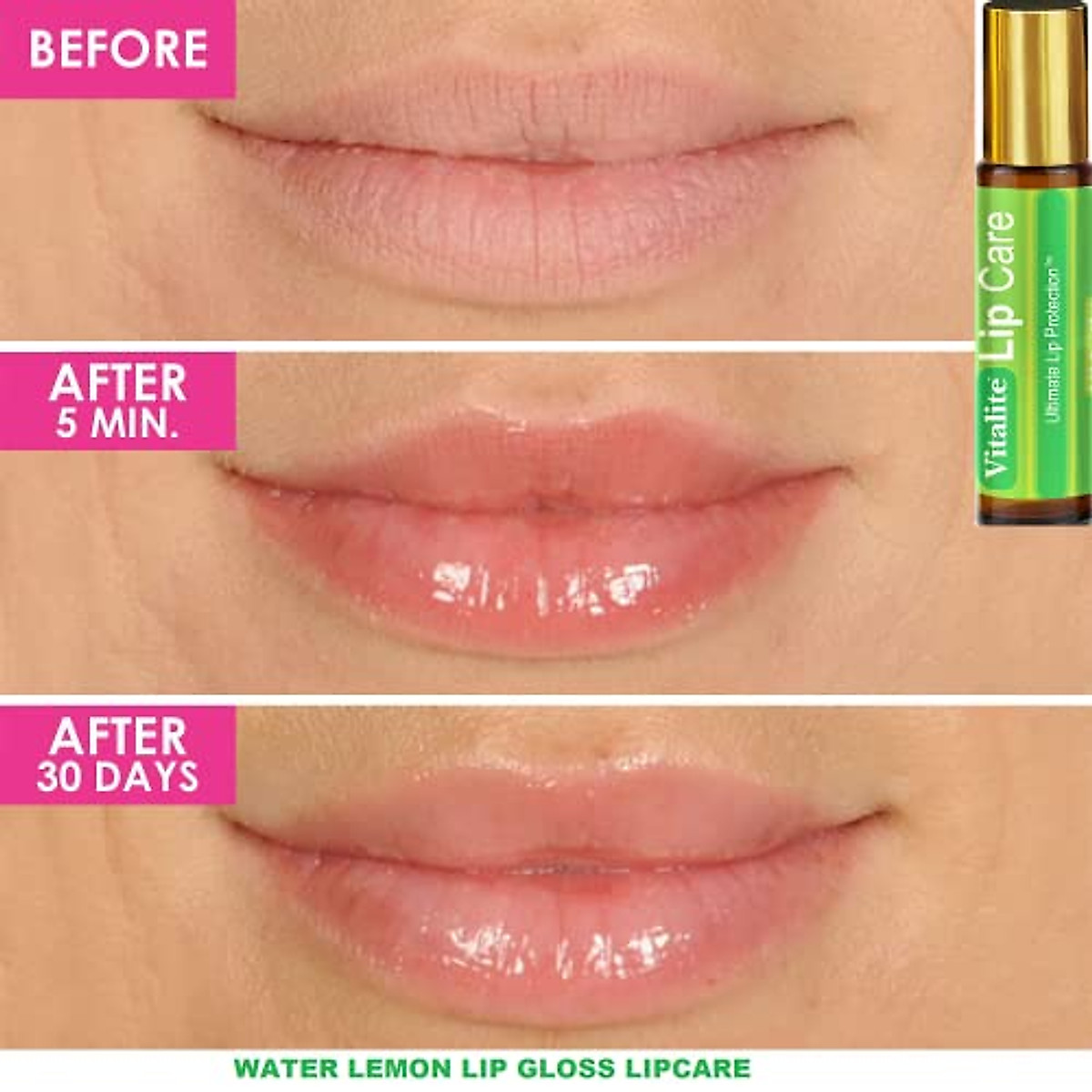 Lip Balm - Roller Ball, Original Lip Balm for Dry Cracked Lips, Women & Men, Lip Balm Gloss, Lip Moisturizer, Natural Lip Balm for Men, Lip Care Products for Lip Repair- Watermelon Lip Plum