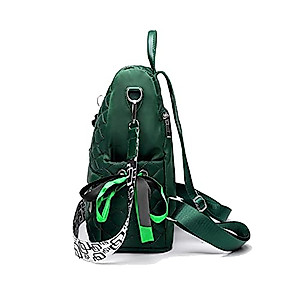 LTDH Women Backpack Purse Anti Theft Rucksack Portable Shoulder Large Travel Daypack For Girls (Green), 28*14*30CM