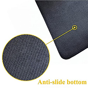 Granbey Extra Large World Map Mouse Pad XXXL Mousepad Gaming Accessories Waterproof Full Desk Cover Mousepad with Stitched Edge for Laptop Computer and PC 35.5" x 16" World Map with Countries