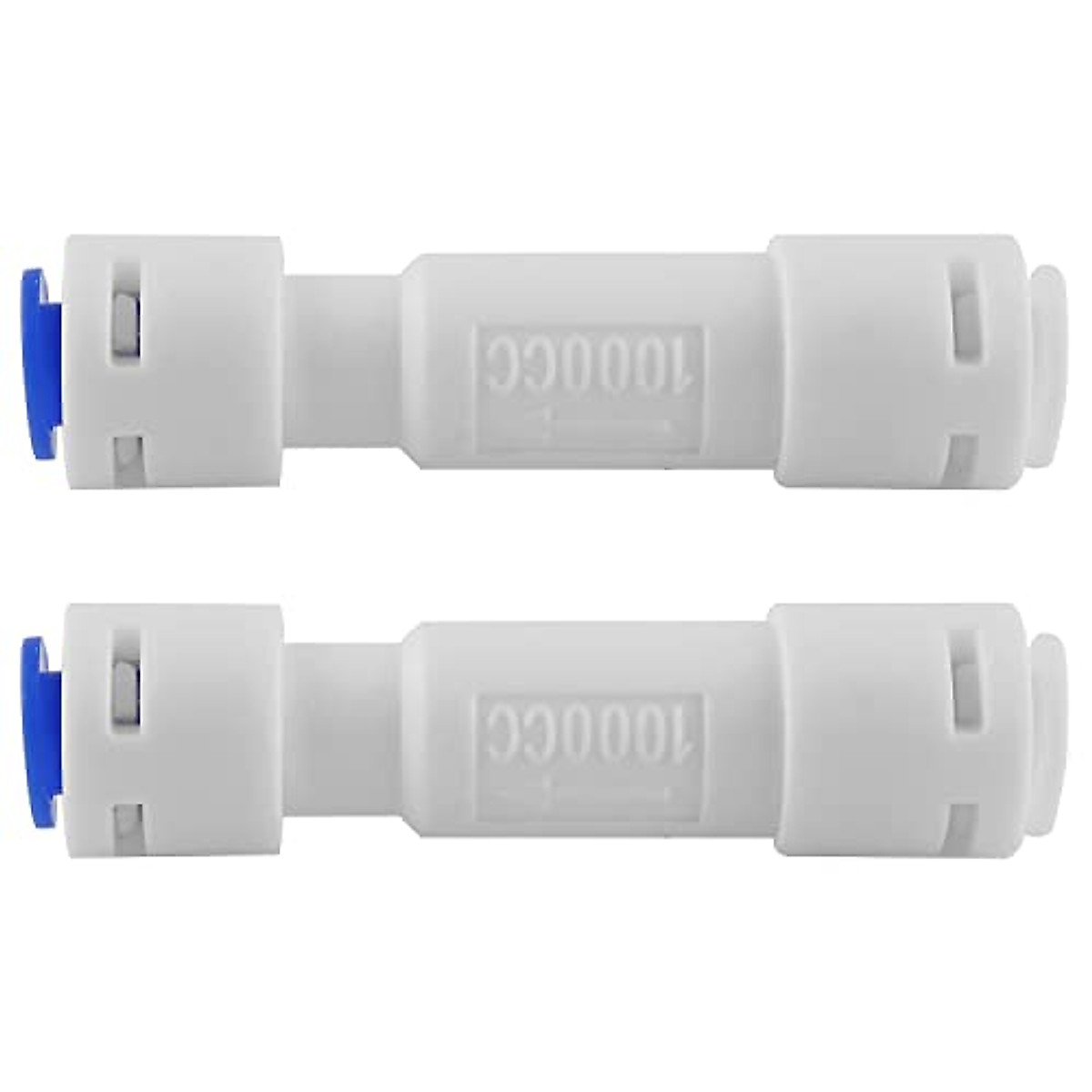 DGZZI 2PCS 1/4" 1000CC Flow Restrictor with Quick Connect for RO Reverse Osmosis
