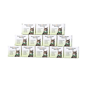 Neater Pet Brands Neater Scooper Scoop-to-Bag Cat Litter System Refill Bags (180 Count, Green)