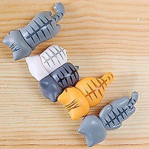 Neko 6pcs Miniature Home Garden Cats - Small Kitty Landscape Decorations – Cute Cat for Crafts, Home Decor, Party Favors and Cake Toppers
