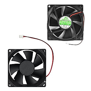 Security-01 80mm by 80mm by 25mm 8025 12V DC 0.20A Dual Ball Bearing Brushless Cooling Fan 2pin AV-F8025MB UL CE