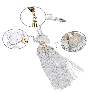 New Vip Charm Junction Produce JDM Fusa White Kiku JP Knot Red Kin Tsuna Rope