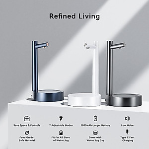 【Upgraded】 Morsatie Water Dispenser for 3 Gallon & Universal Bottles, Automatic Drinking Water Dispenser Green MSWD-Green-HB6