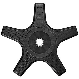 Bosmere S18410 Down Under Plant Caddie, Heavy Duty Plant Stand with Wheels, 500lb Capacity, 16-Inch, Black