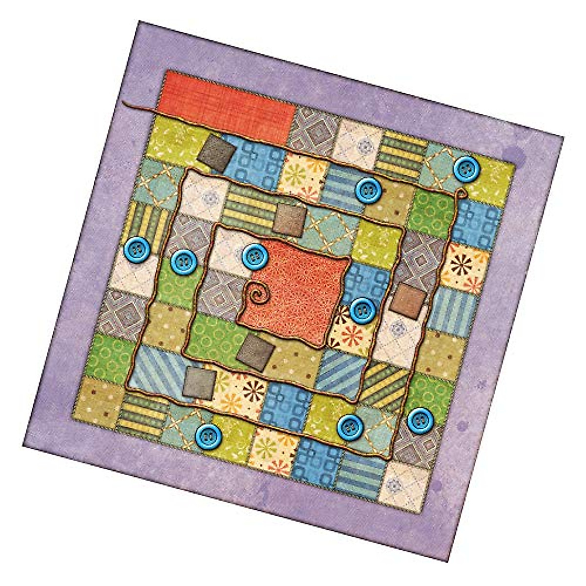 Patchwork | Strategy / Puzzle Game | Family Board Game | Two Player Game for Kids and Adults | Ages 8 and up |Average Playtime 30 Minutes | Made by Lookout Games , Brown
