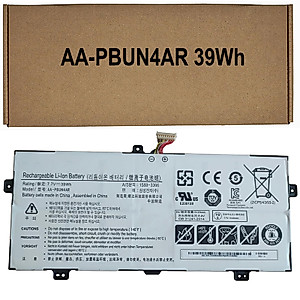 Andglim IZKROR AA-PBUN4AR 39Wh 5120mAh Battery Replacement for Samsung Notebook 9 Spin 900X5L 940X3L NP900X5L NP940X3L NT900X5P NT900X5W NT900X5H NT900X5L NT900X5M NT901X5L Series BA43-00375A 7.7V