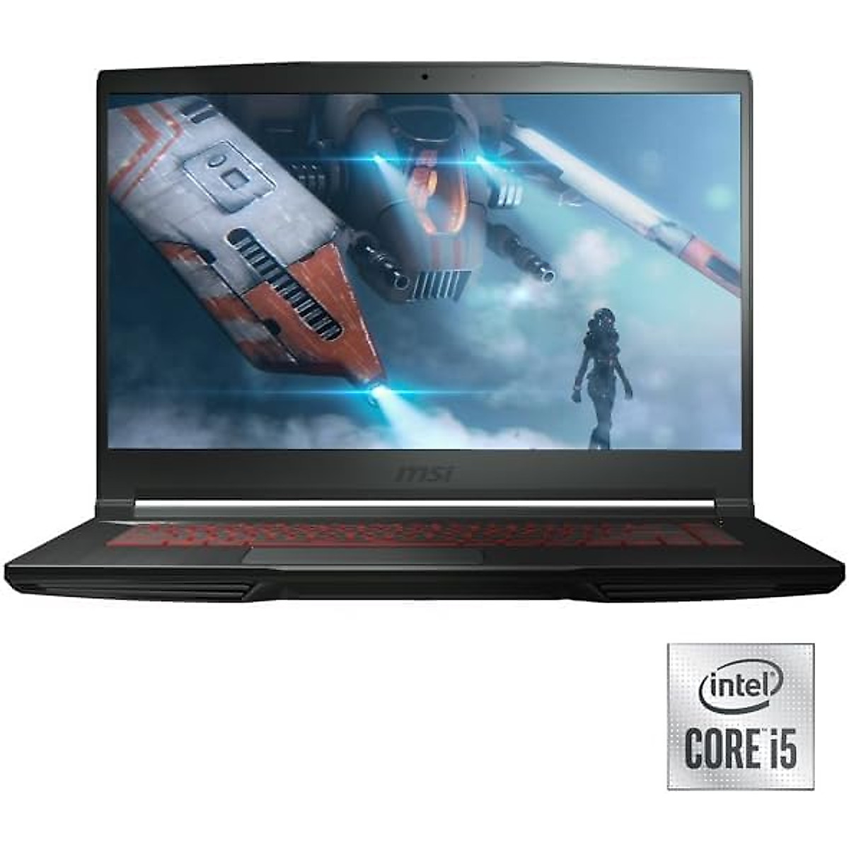 Newest MSI GF63 Thin Gaming Laptop, 15.6" FHD 144Hz, Intel i5-11400H, RTX 3050, 16GB RAM, 512GB NVMe SSD, Windows 11, Aluminum Black