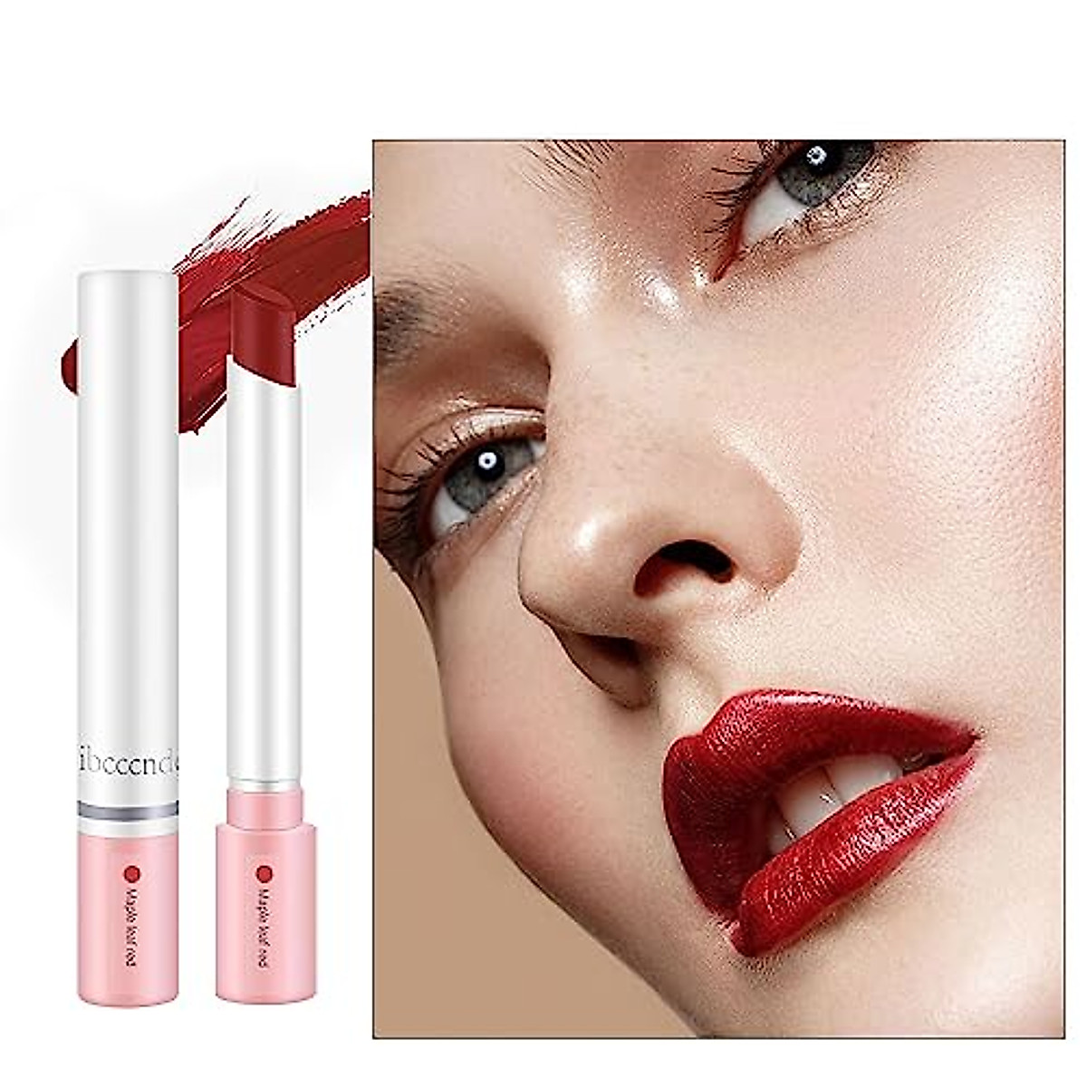 Matte Cigarette Lipstick Pack Set, 4 Colors Red Moisturizer Smooth Lip Stick, Long Lasting Waterproof Liquid Lipstick, Women Make up Velvet Cosmetic Lipsticks