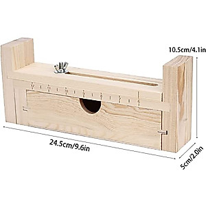 Wooden Jig Bracelet Maker with Two Clips,Upgrade Three Brackets Adjustable Paracord U Shape Wooden Frame Bracelet Jig Kit DIY Wristband Rope Knot Braided Fixing Tools (with Storage Box)