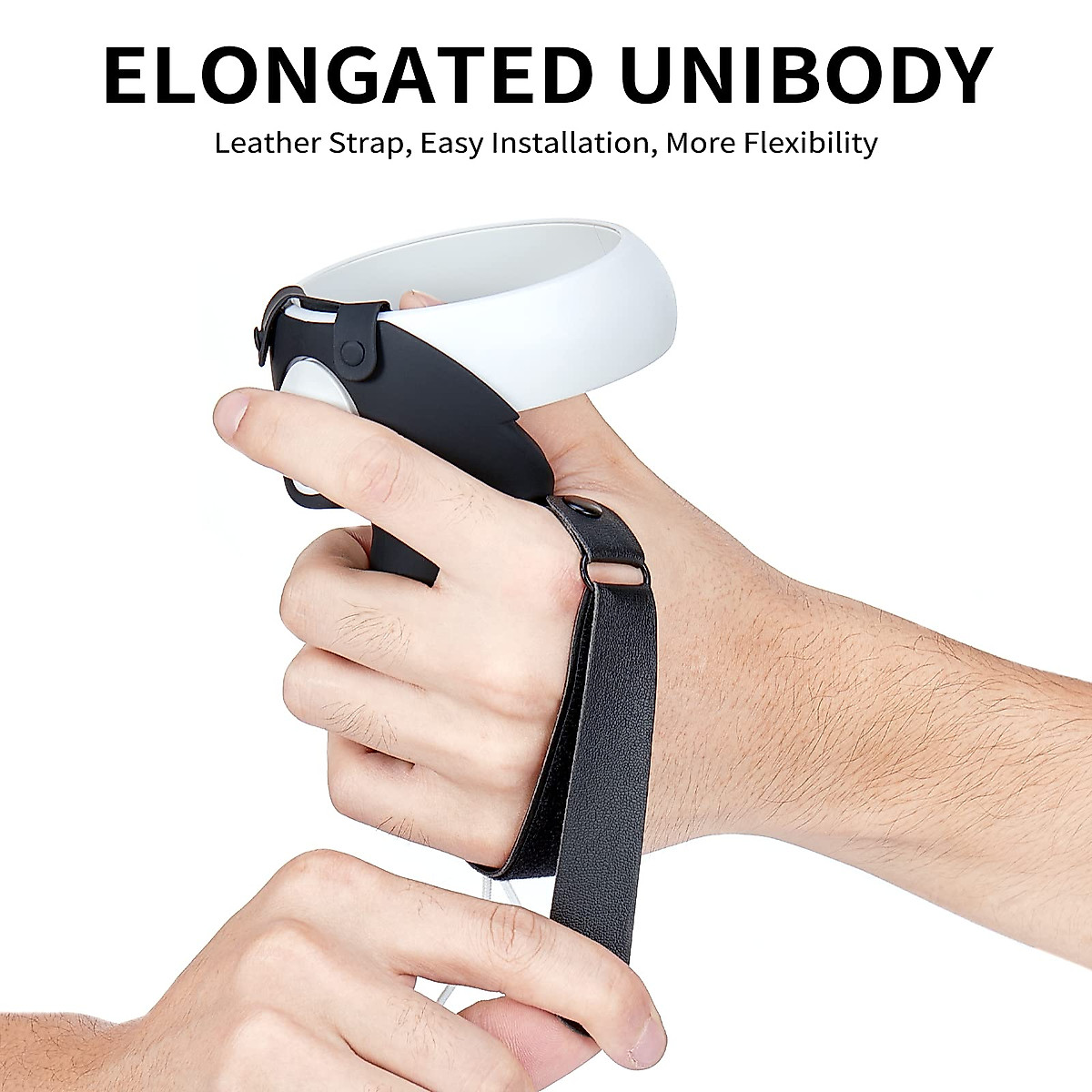 Butifacion Controller Grip Cover Accessories Compatible with Oculus Quest 2, Silicone Grips Protector with Knuckle Straps