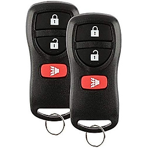 Discount Keyless Replacement Key Fob Car Remote and Uncut Transponder Key Compatible with KBRASTU15, CWTWB1U733, ID 46, NI04T (2 Pack)