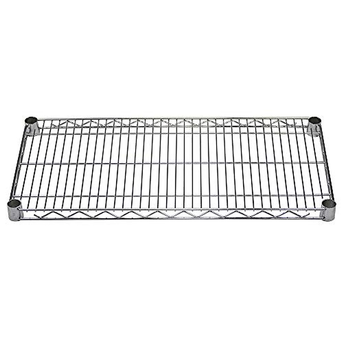 Shelving Inc. 14" d x 30" w Chrome Wire Shelving with 2 Tier Shelves, Weight Capacity 800lbs Per Shelf