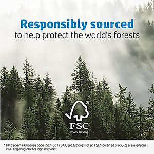 HP Everyday Business Paper, Glossy, 8.5x11 in, 32 lb, 150 sheets, works with laser printers (4WN08A)