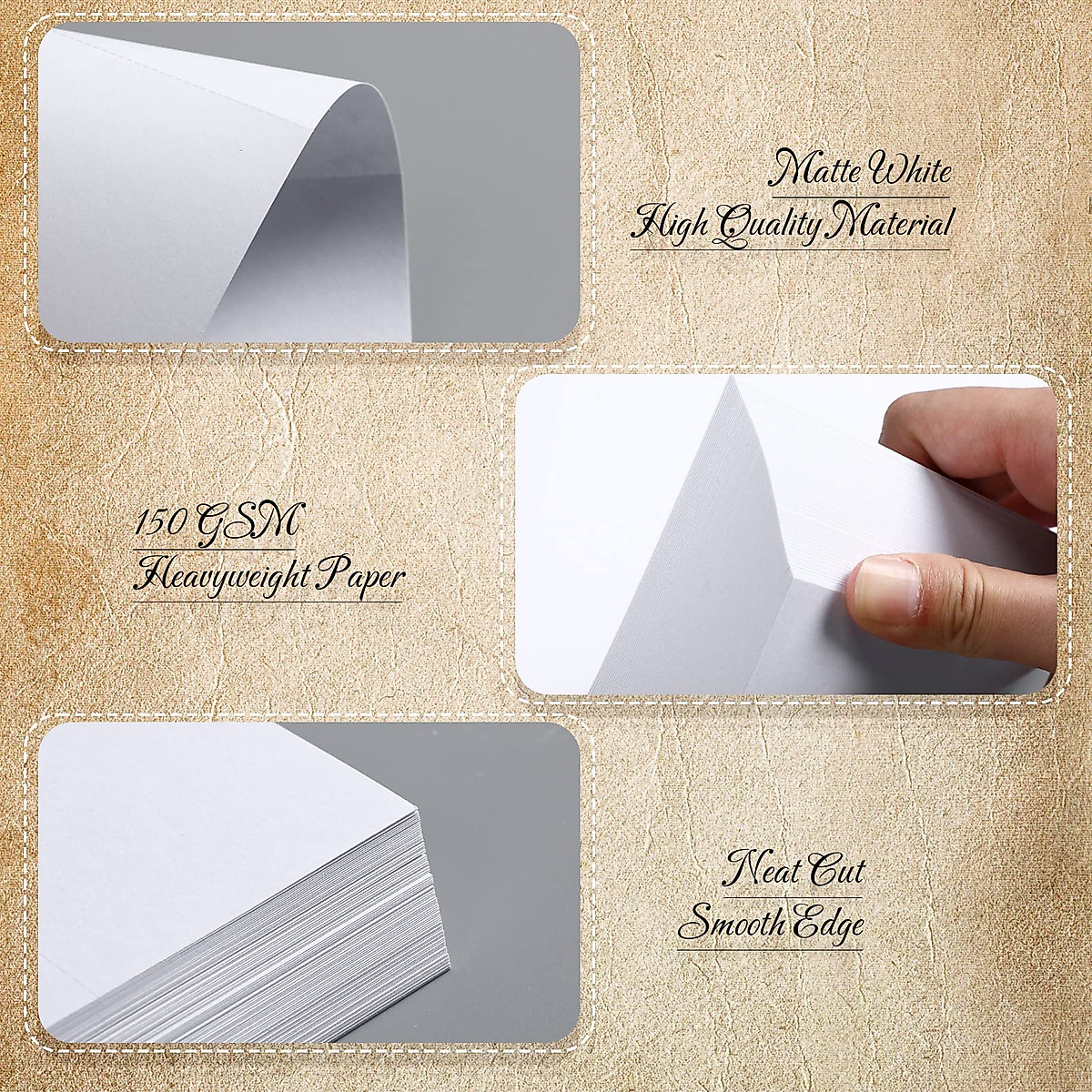 Sabary 500 Sheets Double Sided Printable Raffle Tickets 8.5 x 11'' Perforated Cardstock for Ticket with Tear Away Stub Raffle and Event Ticket 67lb Compatible Laser Inkjet Printer (2.75 x 8.5'')