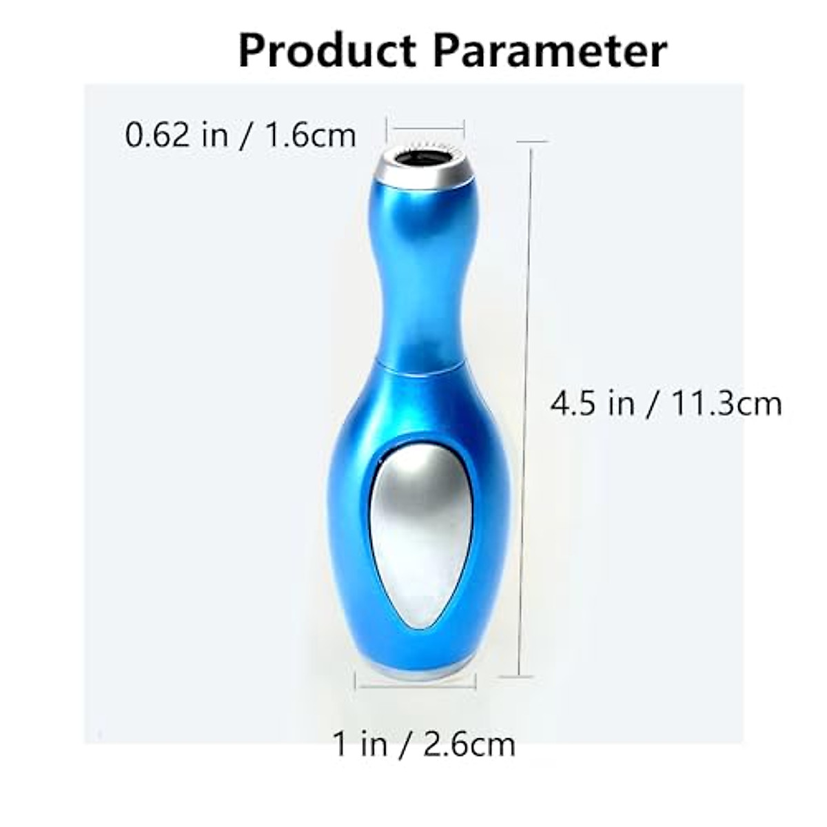 Jet Torch Lighter, Solar Beam Torch, Turbine Torcher, Windproof Adjustable Refillable Cool Lighter for Candle Camping BBQ Kitchen, Mens Gifts (Without Gas) (Blue)