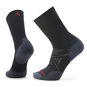 Smartwool Nordic Full Cushion Merino Wool Crew Socks For Men and Women, Black, Large