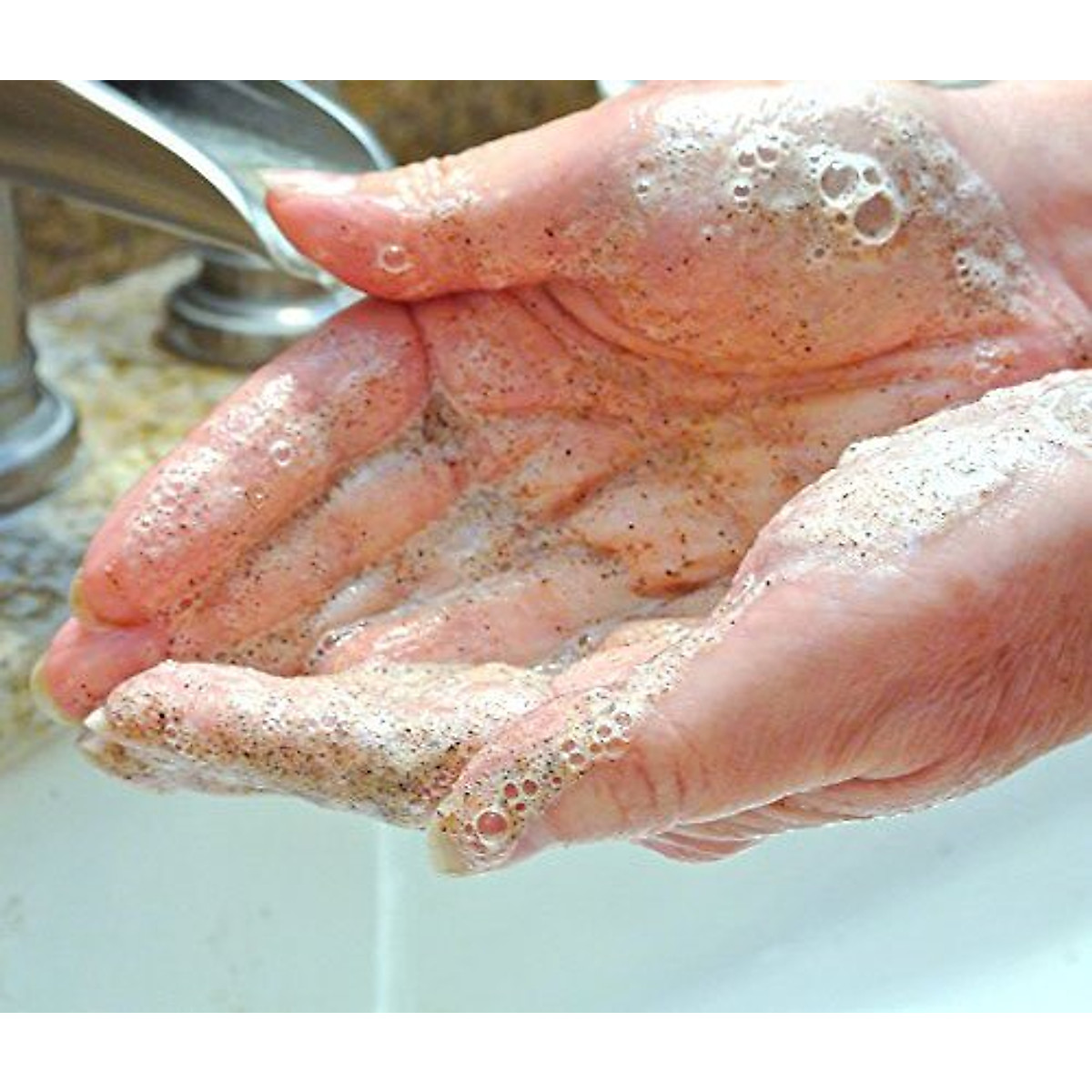 DNA Code-Magic Bamboo Lemongrass Body Foaming Scrub Cleanser,Exfoliate Away, Dirt, Deadcells, Dry Flaky, Dulling Skin