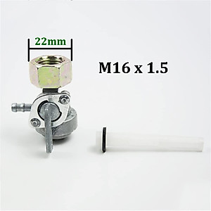 Gas Tank Fuel Switch Valve Pump Petcock for Chinese Gasoline Generator 5.5hp 6.5hp 7hp 8hp 9hp 11hp 13hp 14h 15hp 16hp 168F 163CC 196CC 170F 208CC 211