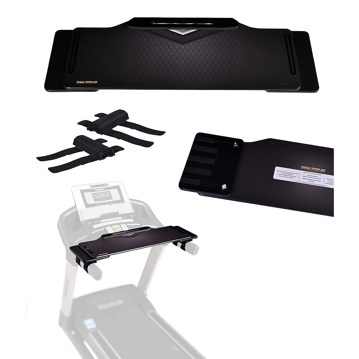 DigitalArts.ws Pro-XT Plus - Walk with Me (Diamond Grey) Expandable Treadmill Desk Attachment