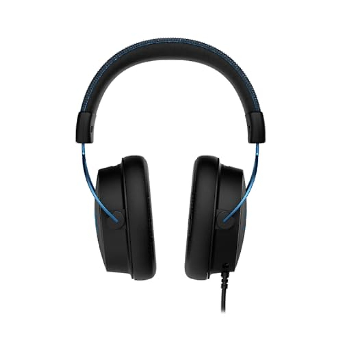 HyperX Cloud Alpha S - PC Gaming Headset, 7.1 Surround Sound, Adjustable Bass, Dual Chamber Drivers, Chat Mixer, Breathable Leatherette, Memory Foam, and Noise Cancelling Microphone - Blue