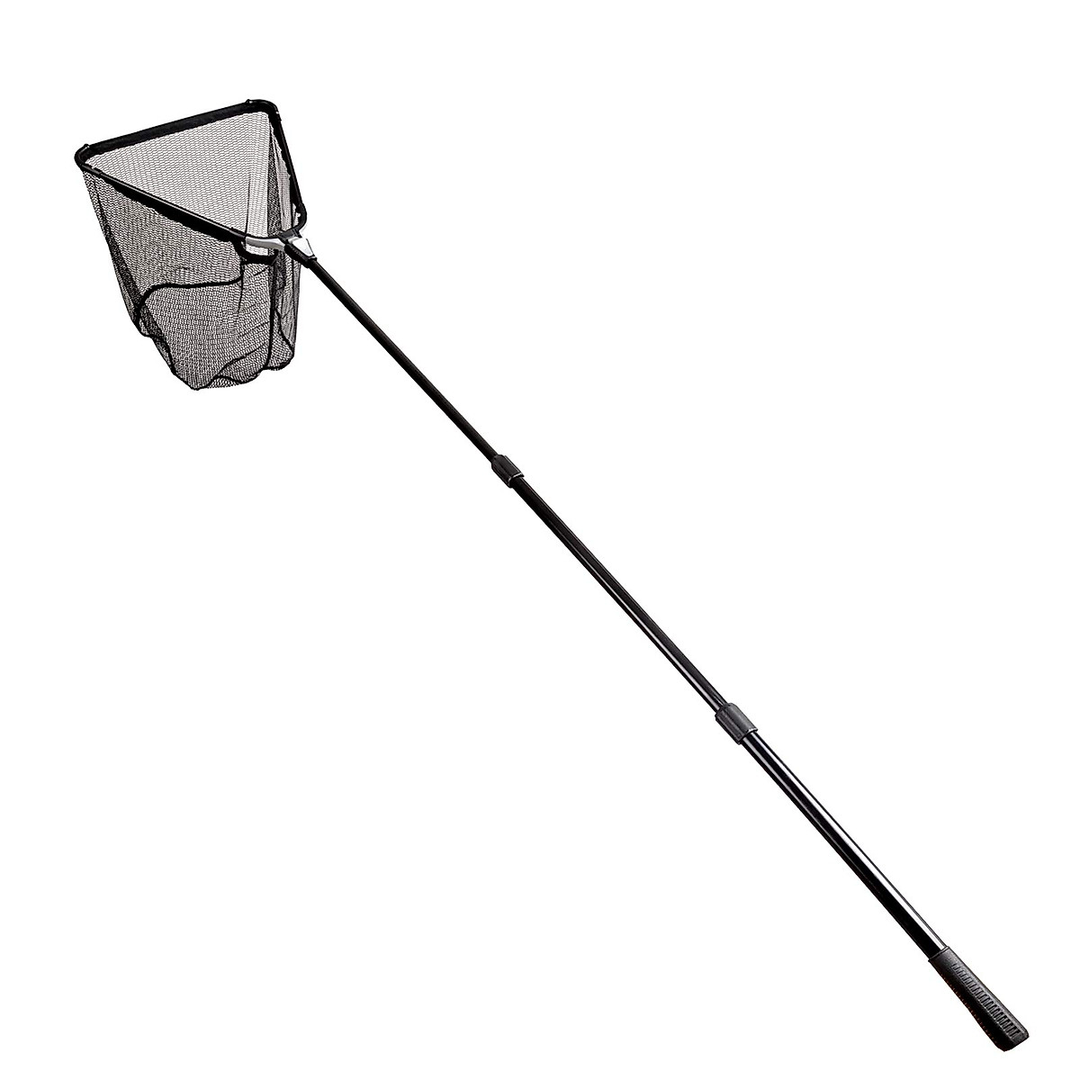 Fiblink 118 inches Folding Fishing Landing Net Fish Net with Extending Telescoping Aluminum Pole Handle (59-118 inches)