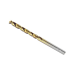 uxcell High Speed Steel Straight Shank Twist Drill Bit Fully Ground Titanium Coated 4.6mm Drilling Dia 2 Pcs