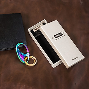 Nutale Key Ring Clip, Car Keychain Clip, Key Chain Ring for Men and Women (Colorful)