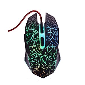 Alatech Wired Computer Laptop 3600dpi Mouse for Gaming ,RGB LED USB Mice for Gamer with 7 Colors Light up Backlight,Optical Mouse Free Driver,Led Mouse for Game,led mice for Game,led Mouse for Games
