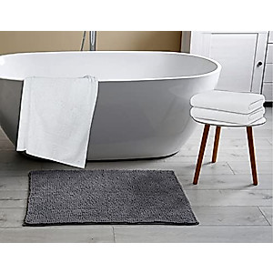 TOALLA (Pack of 12 White Bath Towels Bulk 20x40 Inches -100% Cotton Economy Cheap Bath Towels for Commercial Uses, Gym, Salon, Spa & Hair -Lightweight Bath Towels Quick Drying -Bath Towels Sets Bulk