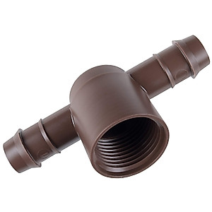 Hunter Sprinkler PLD-075-TB-TEE Micro Irrigation Fitting 17mm Barb Tee x 3/4" Thread PLD075TBTEE