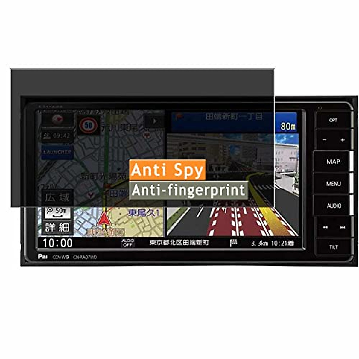 Vaxson Privacy Screen Protector, compatible with Panasonic Strada CN-RA07WDA 7" Anti Spy Film Protectors Sticker [ Not Tempered Glass ]