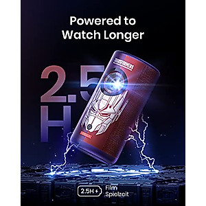 NEBULA Anker Capsule 3 Laser Transformers SE 1080p, Smart, Wi-Fi, Mini Projector, Portable Projector, Dolby Digital, Laser Projector, Autofocus, 120-Inch Picture, Built-in Battery, 2.5 Hrs of Playtime