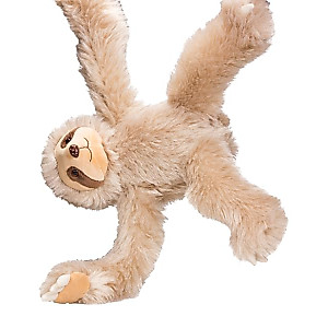 Speedy The Sloth 16-Inch Plush Toy – Soft & Cuddly Stuffed Animal, Adorable Realistic Sloth Plushie for Kids & Adults, Hugging Companion, Ideal Gift for Birthdays, Holidays & Collector