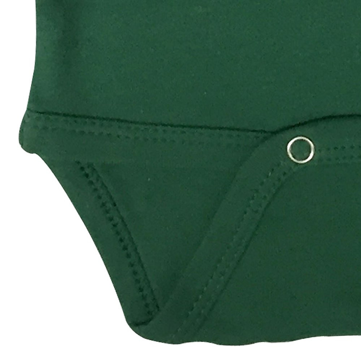 Laughing Giraffe Baby Long Sleeve Onesie - 100% Cotton (12-18 Months, Kelly Green)