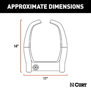 CURT 23175 Adjustable Trailer Wheel Lock