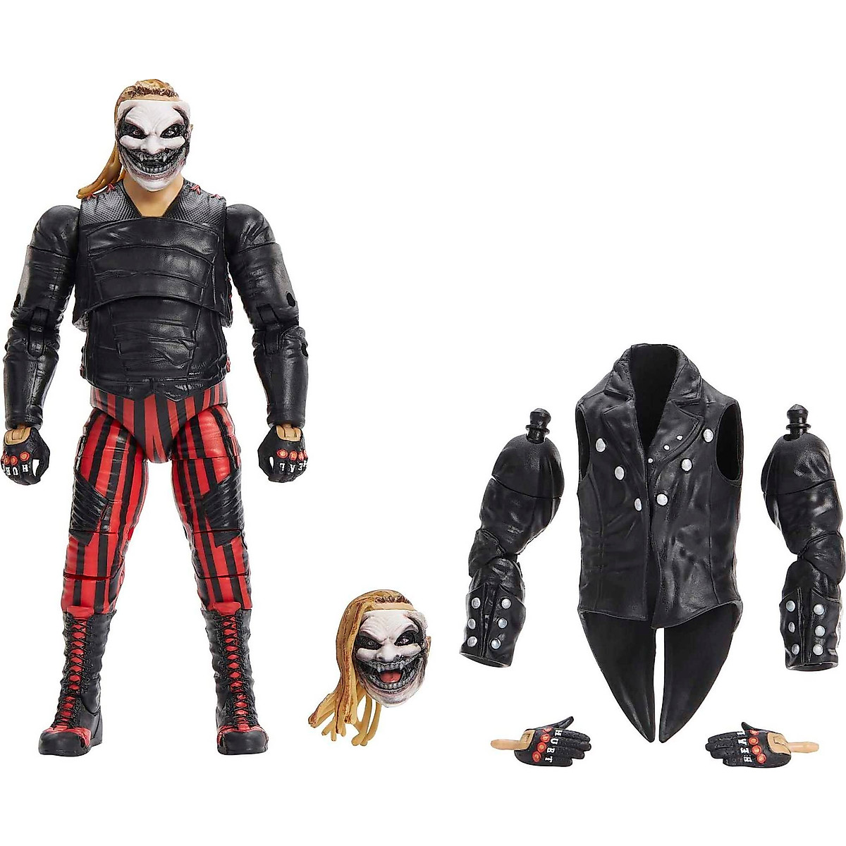 Mattel WWE Ultimate Edition Action Figure & Accessories Set, "The Fiend" Bray Wyatt 6-inch Collectible with 30 Articulation Points, Swappable Pieces & Entrance Gear