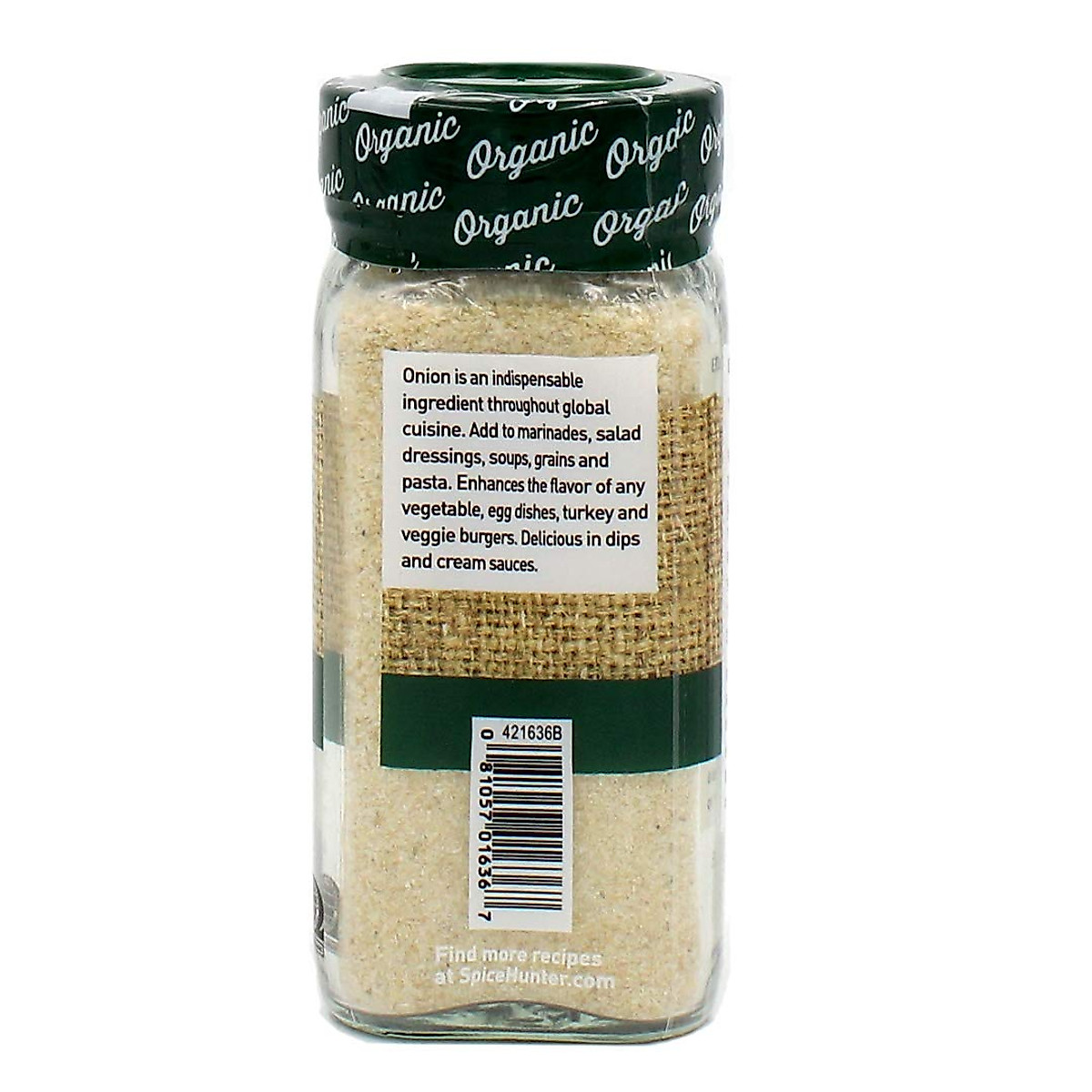 Spice Hunter, ONION PWDR ORG, 1.8 Ounce