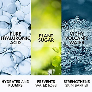 Vichy Aqualia Thermal Mineral Water Gel Moisturizer for Face with 97% Natural Origin Hyaluronic Acid, Dermatologist Recommended for 48-hr Hydration, Mineral Oil & Paraben-Free, 1.69 Fl. Oz