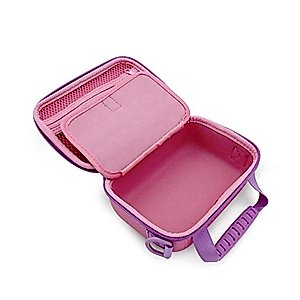 CASEMATIX Pink Camera Case Compatible with VTech KidiZoom Camera - Protective Travel Case with Shoulder Strap Compatible with VTech KidiZoom Duo Selfie Cam, Pix, Twist Connect and More!