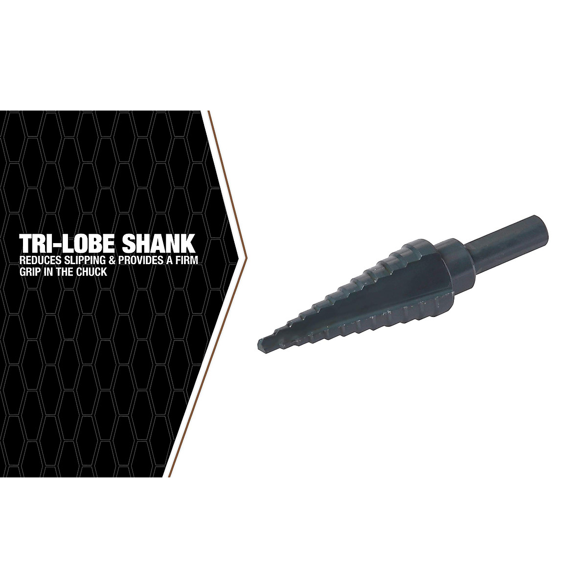 Southwire STEP BIT, DBL STRT FLUTE 3/16" TO 7/8"