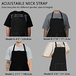 POFULL Mema's Kitchen Apron Mema's Kitchen Never Runs Out Of Kisses and Cookies Apron For Mema (Mema's Kitchen Apron)