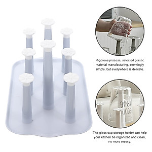 Cup Draining Rack Bottle Stand: Updown Mug Rack Goblet Drying Rack Wine Glass Storage Holder Bottle Organizer for House Bar Club Party Supplies