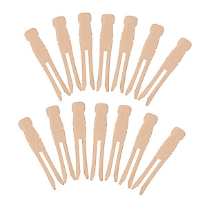 SOESFOUFU 100pcs Wooden Clothespins Clothes Clips Clothespins Clips Wood Clothespins Clothes Pegs Clothesline Laundry Pegs Windproof Clothespins Quilt Clamp Blanket Fixing Clamp Clothing Peg