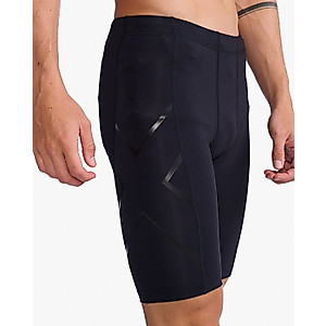 2XU Men's Core Compression Shorts, Black/Nero, Medium