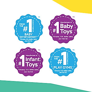 Baby Einstein Octopus Water Play Mat - Safety Fill Line, Tummy Time Activity & Sensory-Toy for Babies Newborn and up, Blue