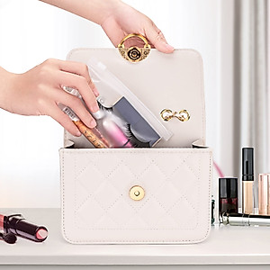 Noverlife 100PCS Eyelash Makeup Bags, Lash Bags for Clients, Waterproof Plastic Makeup Bags, Toiletry Makeup Pouch Cosmetic Lash Bags with Zipper, Eyelash Aftercare Bags Eyelash Cases Cosmetic Pouches