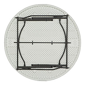 60" Round Folding Table (Set of 15) Finish: Almond/Bronze