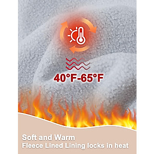 MAGCOMSEN Womens Fleece Lined Pants Winter Hiking Softshell Pants Army Green Waterproof Insulated Snow Ski Pants Cold Weather, L